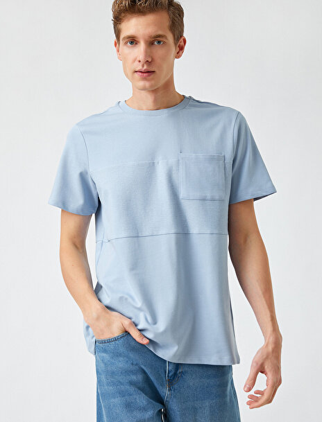 Koton Erkek Standart Fit Cepli Tişört