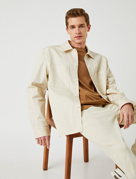 Koton Erkek Basic Gömlek Ceket