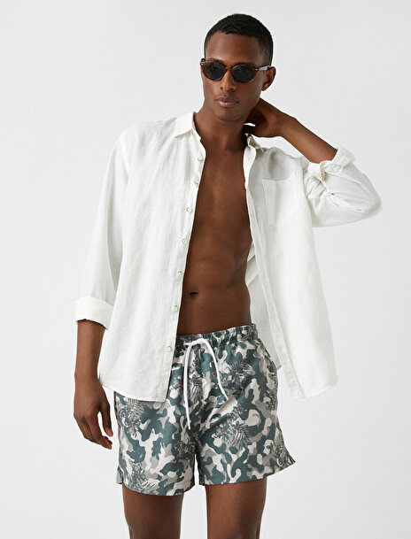 Koton Erkek Baskılı Mayo