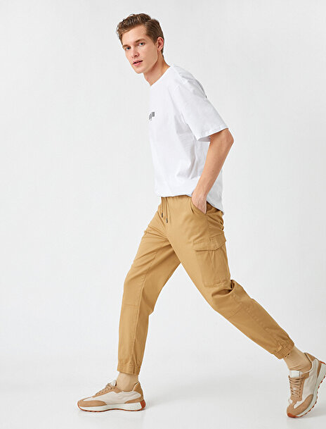 Koton Erkek Tapered Fit Jogger Kargo Pantolon