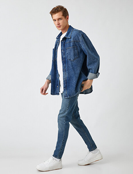 Koton Erkek Tapered Fit Jean Pantolon - Joe Jean