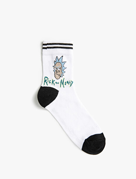 Koton Erkek Rick And Morty Lisanslı Erkek Çorap