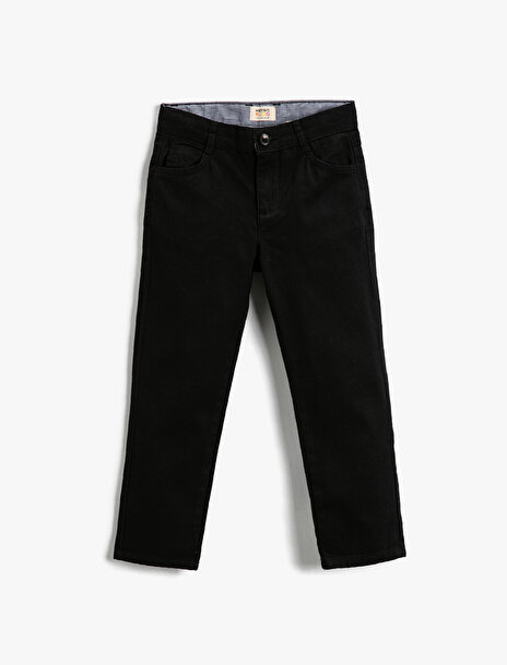 Koton Erkek Çocuk Basic Dokuma Pantolon Pamuklu Koton Erkek Çocuk Basic Dokuma Pantolon Pamuklu