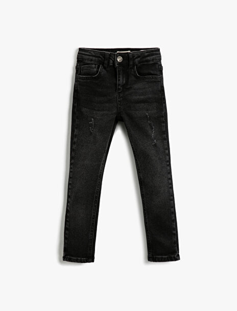 Koton Erkek Çocuk Dar Paça Jean Pantolon Pamuklu