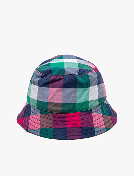 Koton Kız Çocuk Kareli Şapka