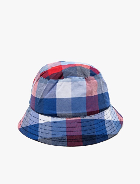 Koton Kız Çocuk Kareli Şapka