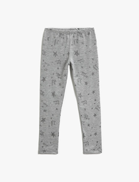 Koton Kız Çocuk Yıldız Baskılı Tayt