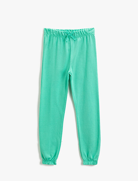 Koton Kız Çocuk Basic Fiyonklu Jogger Eşofman Altı Pamuklu Koton Kız Çocuk Basic Fiyonklu Jogger Eşofman Altı Pamuklu