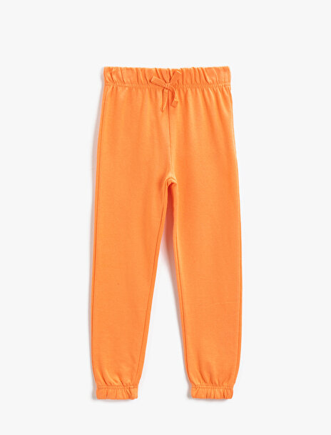 Koton Kız Çocuk Basic Fiyonklu Jogger Eşofman Altı Pamuklu Koton Kız Çocuk Basic Fiyonklu Jogger Eşofman Altı Pamuklu