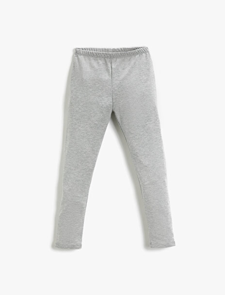 Koton Kız Çocuk Simli Uzun Tayt