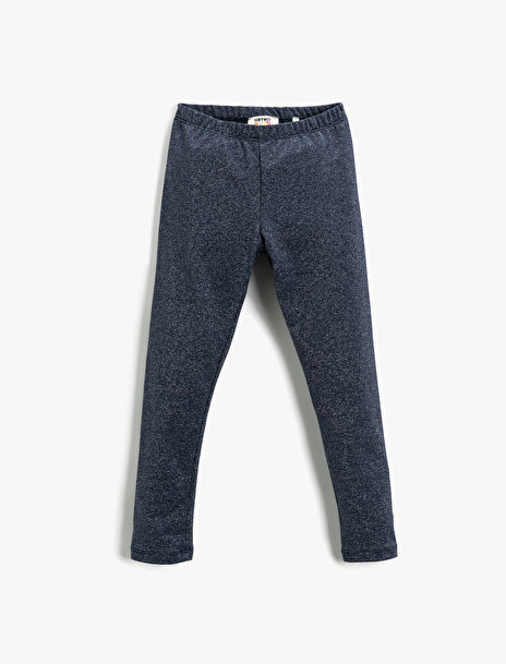 Koton Kız Çocuk Simli Uzun Tayt