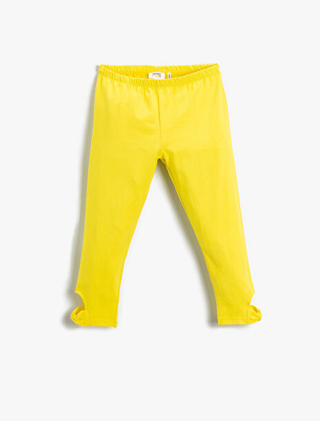 Koton Kız Çocuk Cut Out  Detaylı Basic Tayt Pamuklu