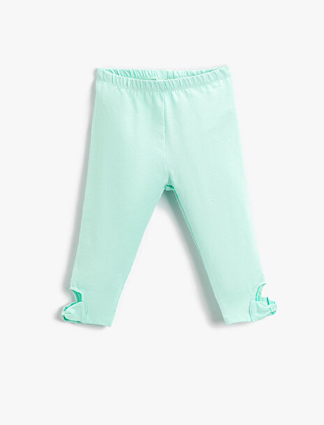 Koton Kız Çocuk Cut Out  Detaylı Basic Tayt Pamuklu