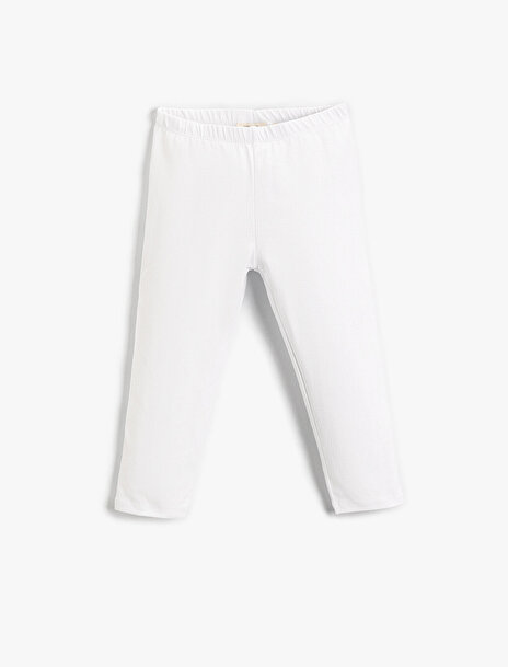 Koton Kız Çocuk Basic Kapri Tayt Pamuklu
