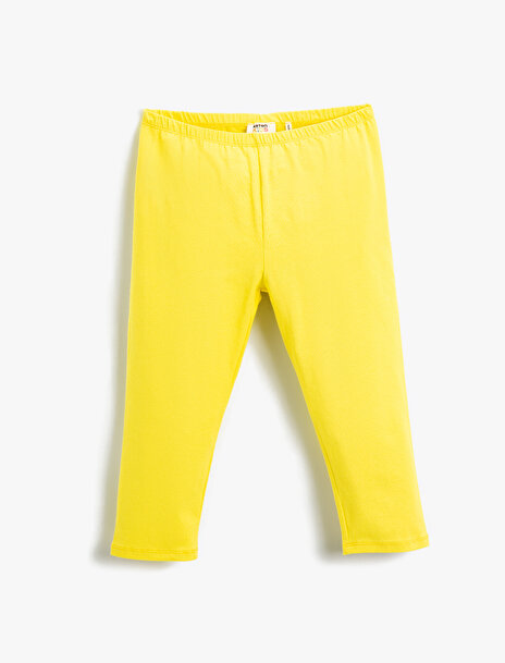 Koton Kız Çocuk Basic Kapri Tayt Pamuklu Koton Kız Çocuk Basic Kapri Tayt Pamuklu