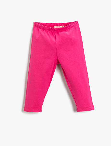 Koton Kız Çocuk Basic Kapri Tayt Pamuklu Koton Kız Çocuk Basic Kapri Tayt Pamuklu