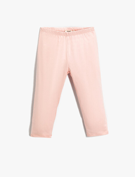 Koton Kız Çocuk Basic Kapri Tayt Pamuklu