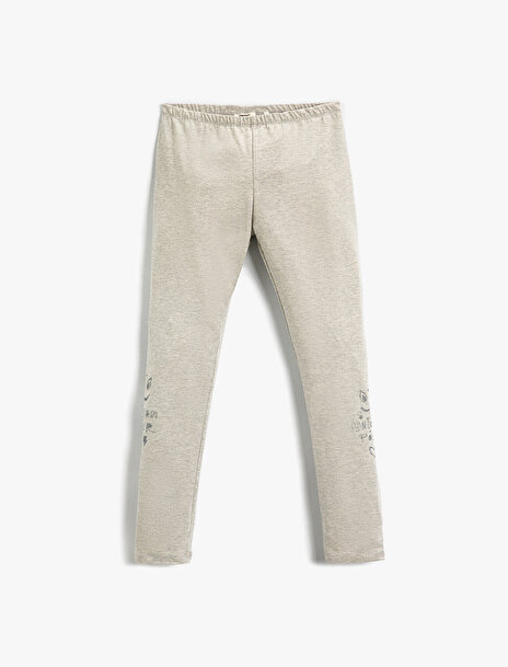 Koton Kız Çocuk Unicorn Baskılı Tayt