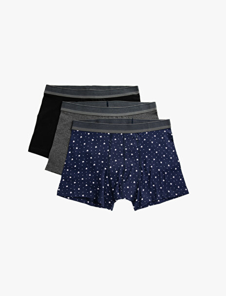 Koton Erkek Pamuklu Basic 3'lü Boxer Seti Koton Erkek Pamuklu Basic 3'lü Boxer Seti