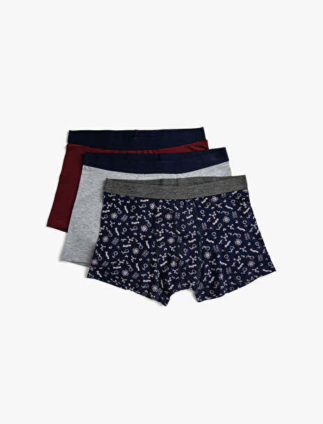 Koton Erkek Pamuklu Basic 3'lü Boxer Seti Koton Erkek Pamuklu Basic 3'lü Boxer Seti