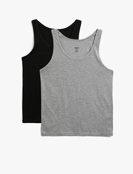 Koton Erkek Pamuklu 2'li Basic Atlet