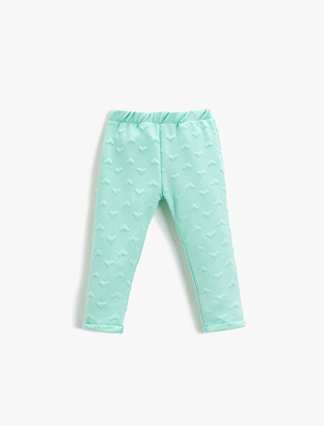 Koton Kız Çocuk Kabartmalı Kalp Baskılı Tayt Koton Kız Çocuk Kabartmalı Kalp Baskılı Tayt