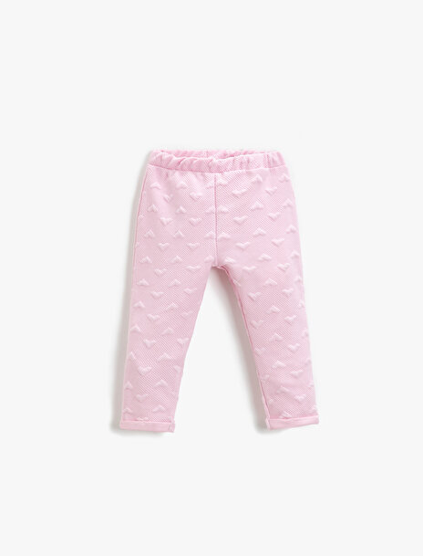 Koton Kız Çocuk Kabartmalı Kalp Baskılı Tayt Koton Kız Çocuk Kabartmalı Kalp Baskılı Tayt