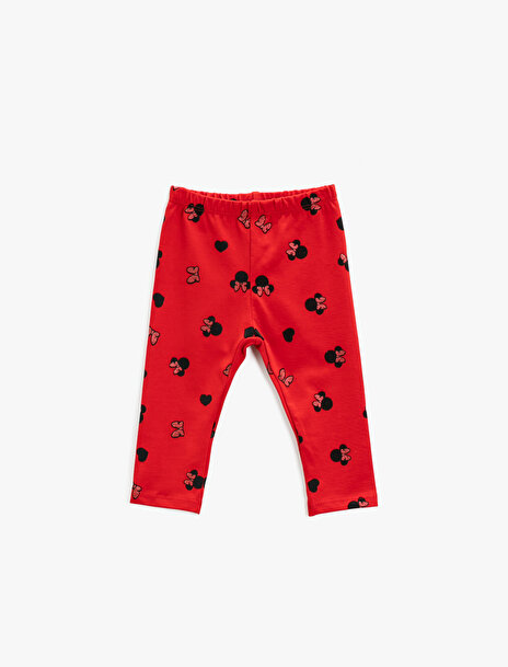 Koton Kız Çocuk Minnie Mouse Baskılı Tayt Lisanslı Pamuklu Koton Kız Çocuk Minnie Mouse Baskılı Tayt Lisanslı Pamuklu