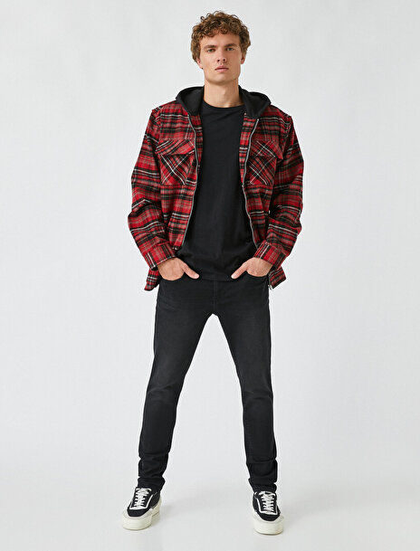 Koton Erkek Skinny Fit Kot Pantolon - Micheal Jean