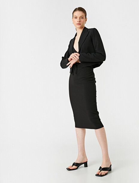 Koton Kadın Midi Boy Klasik Etek