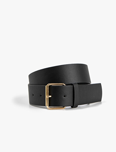 Koton Kadın Deri Görünümlü Tokalı Kemer