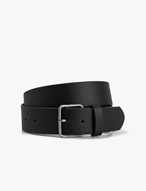 Koton Kadın Deri Görünümlü Tokalı Kemer