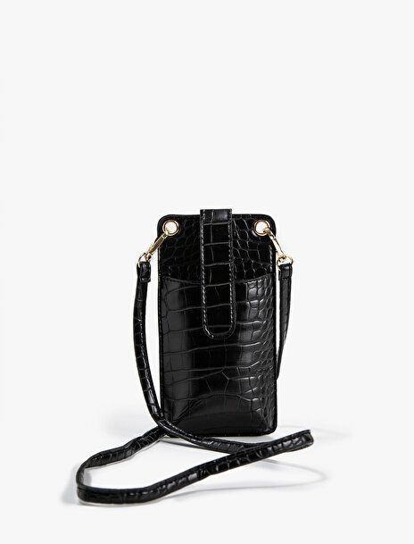 Koton Kadın Kroko Deri Görünümlü Mini Çanta Koton Kadın Kroko Deri Görünümlü Mini Çanta