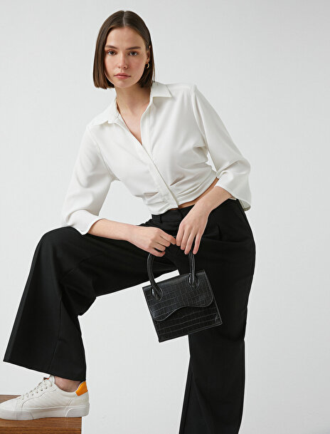 Koton Kadın Deri Görünümlü Çanta