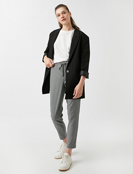 Koton Kadın Havuç Pantolon Beli Bağlamalı