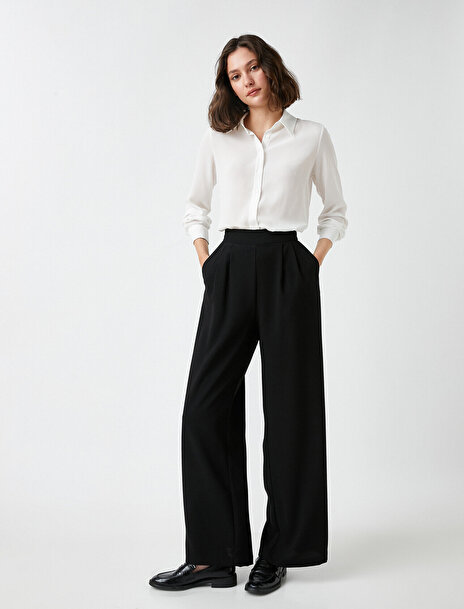 Koton Kadın Palazzo Pantolon Cepli