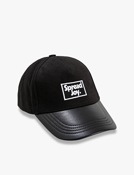 Koton Kadın Slogan İşlemeli Cap Şapka