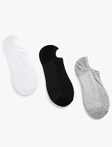 Koton Kadın 3'lü Desenli Çorap Seti