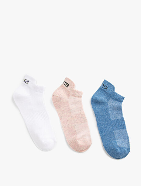 Koton Kadın 3'lü Kareli Çorap Set