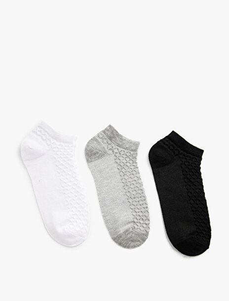 Koton Kadın 3'lü Desenli Çorap Seti