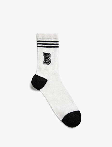 Koton Kadın B Harfi Yazılı Çorap