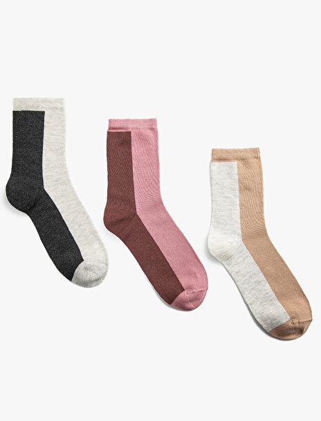 Koton Kadın 3'lü Soket Çorap Seti