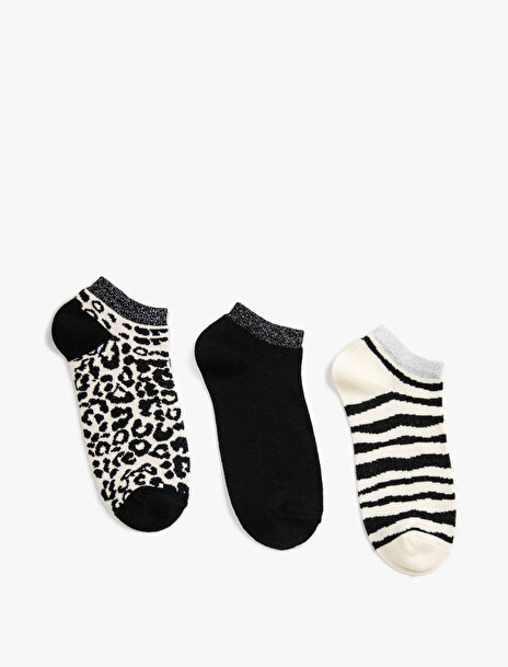 Koton Kadın 3'lü Desenli Çorap Seti