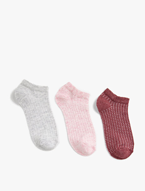 Koton Kadın 3'lü Desenli Çorap Seti