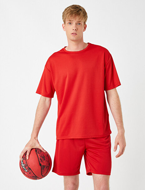 Koton Erkek Dikişsiz Spor Tişört