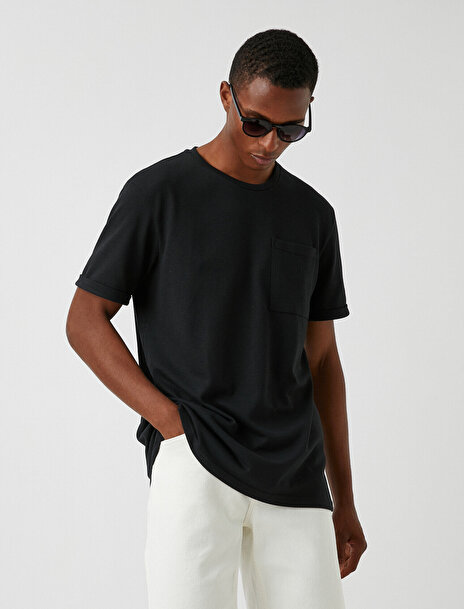 Koton Erkek Cepli Basic Tişört