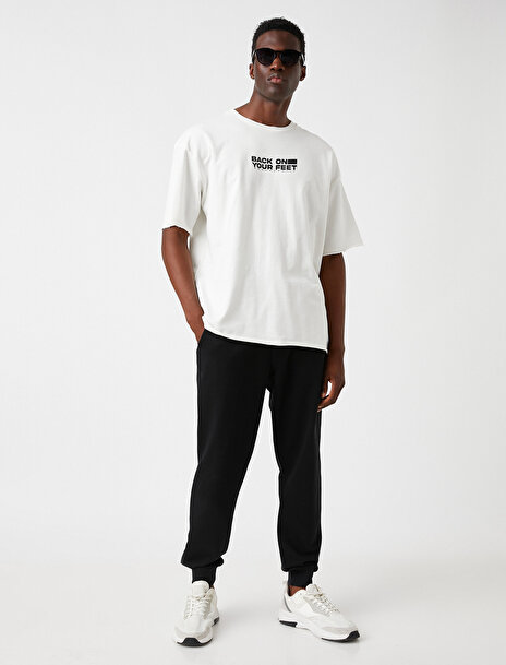 Koton Erkek Melanj Jogger Eşofman Altı