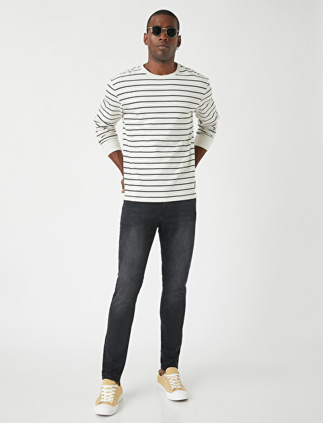 Koton Erkek Super Skinny Fit Kot Pantolon - Justin Jean