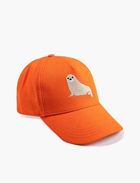 Koton Erkek İşlemeli Şapka