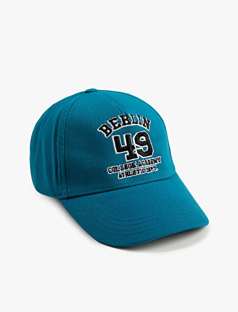 Koton Erkek İşlemeli Şapka